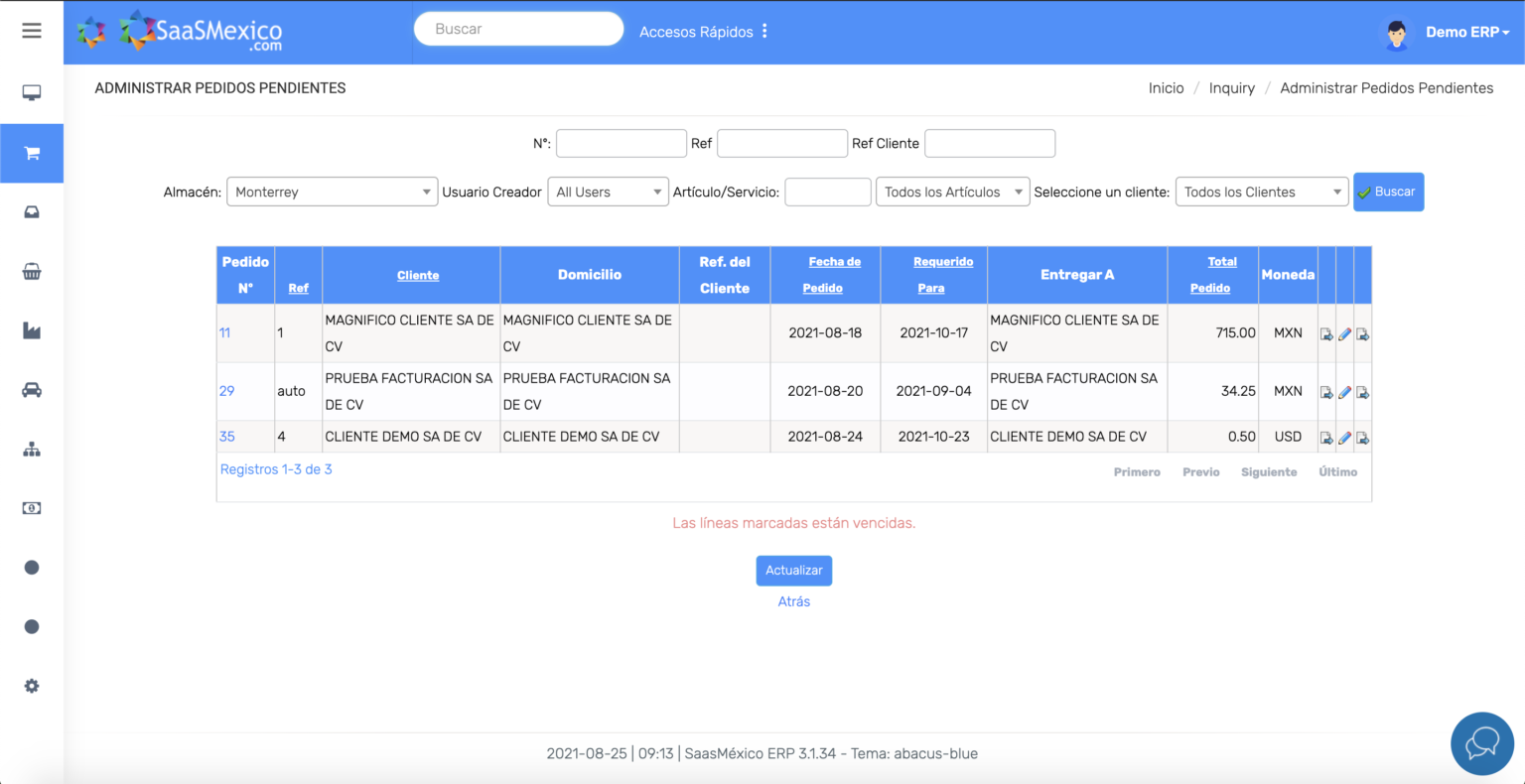 Ventas y CRM - Operam ERP